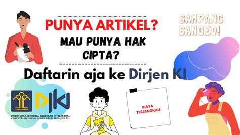Cara Mudah Daftar Hak Cipta Karya Tulis Artikel Anti Ribet YouTube