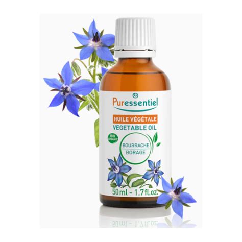 PURESSENTIEL HUILE VÉGÉTALE Bourrache BIO 50ml Pharmacie en