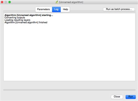 Pyqgis How To Write Log Message In QGIS S Script Algorithms GUI Tab