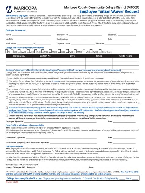Fillable Online Employee Tui On Waiver Request Employees Fill And