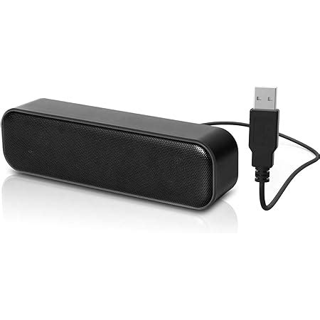 Altavoz USB para ordenador portátil con sonido estéreo y graves