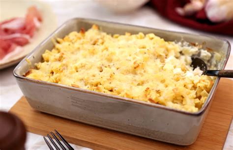 Gratin De Crozets Aux Poireaux Et Beaufort Provencia