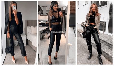 Introducir Imagen Outfit Pantalon Piel Abzlocal Mx
