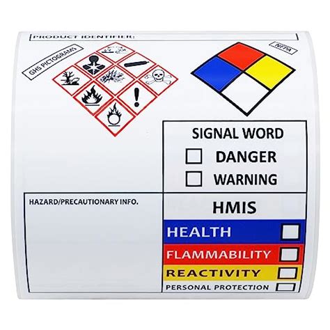 Hybsk Sds Osha Labels For Chemical Safety Data X Inches Msds