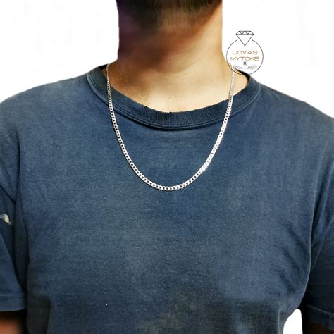 Cadena Grumet 60cm 12g Plata 925 Hipoalergenica Hombre Joven Joyas