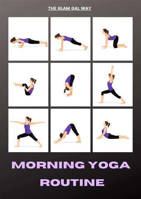 Morning Yoga Routine Printable Printable Word Searches