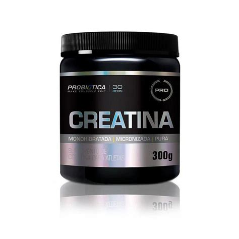 Creatina Monoidratada Pura 300g Probiótica NUTRISPORT Loja de