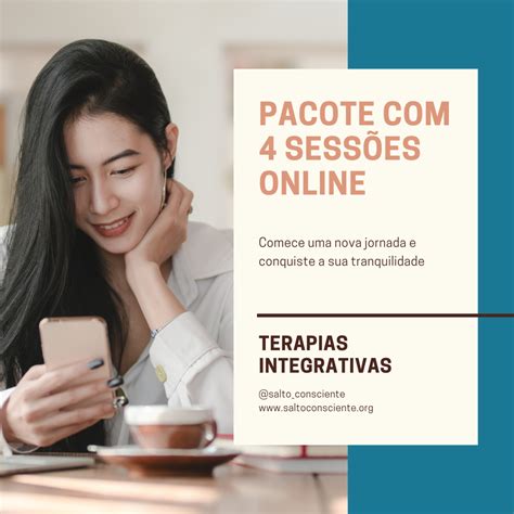 Pacote 4 Sessões de Terapia Integrativa Dezana Di Oliz Hotmart