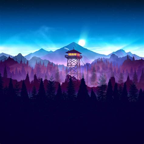 Purple Firewatch Wallpapers Top Free Purple Firewatch Backgrounds