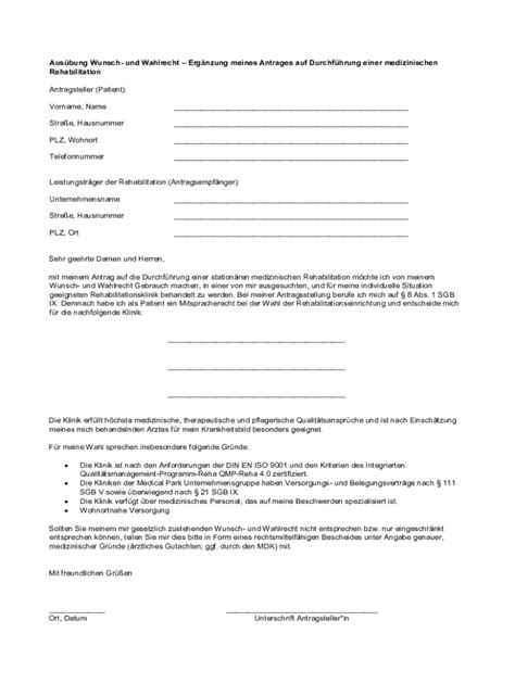 Ausfüllbar Online Antragsteller Patient Vorname Name Fax Email