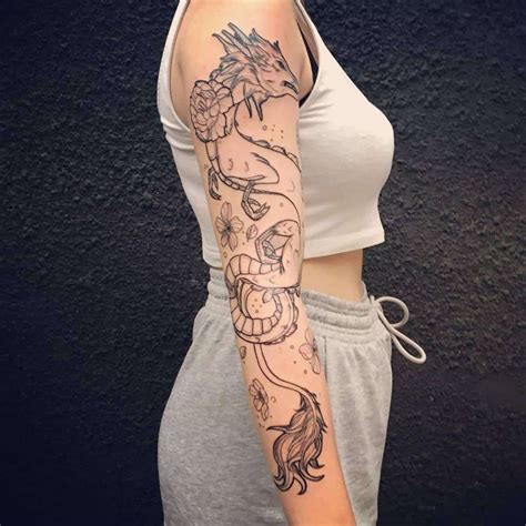 Fiery Dragon Tattoos For Women Inspiration Guide Dragon