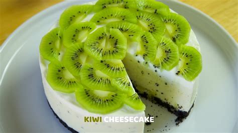No Bake Kiwi Cheesecake Recipe YouTube