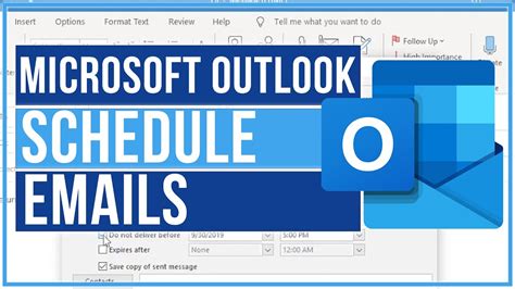 How To Schedule An Email In Outlook Full Tutorial YouTube
