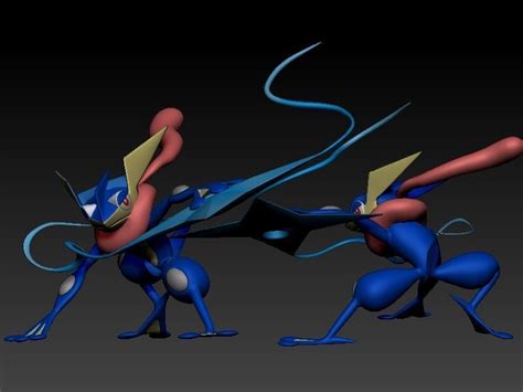 Pokemon Greninja 3D Model 3D Printable CGTrader