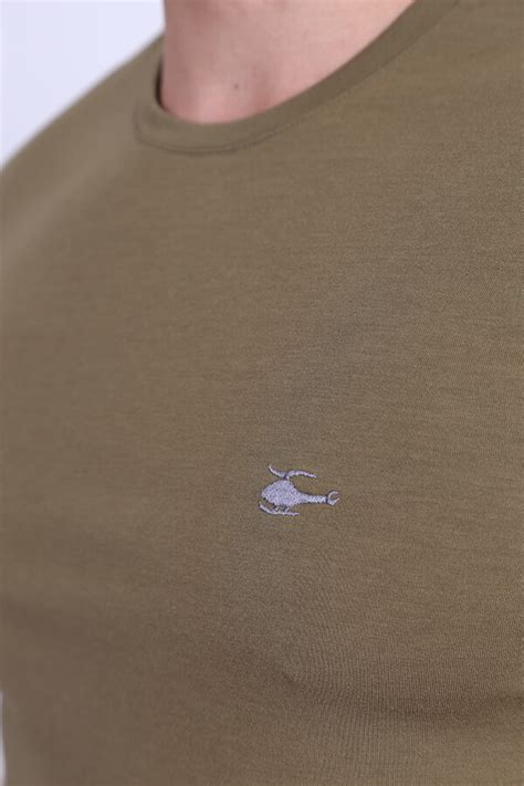 Camiseta SALLO Gola Redonda Basic Ouro Velho