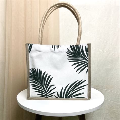 Jual Tas Jinjing Kanvas Tali Sumbu Handbag Kanvas Motif Kecil Tas Tali