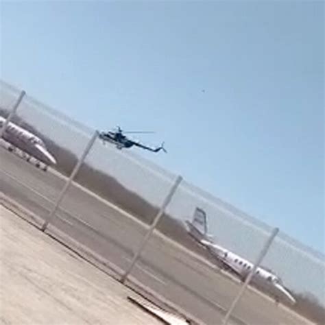Se desploma helicóptero de la Marina en aeropuerto de Mazatlán VIDEO