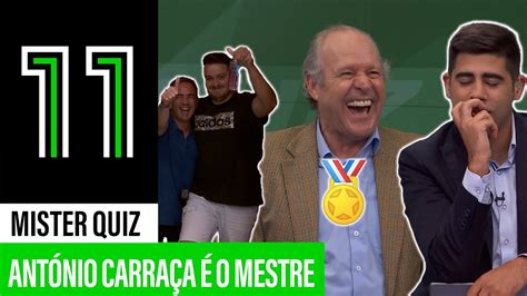 O Campe O Do Mister Quiz Ant Nio Carra A Volta A Acertar Tudo Youtube