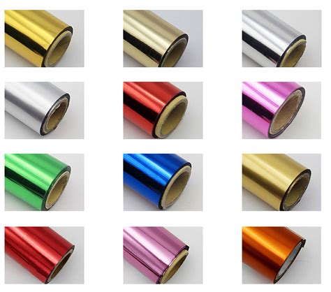Wholesale Colorful Hot Stamping Foil For Wedding Card For Paper Silver