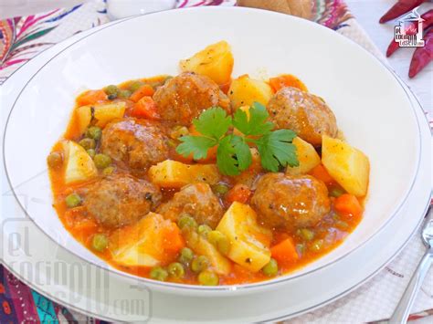 Albóndigas a la jardinera para 4 personas El cocinero casero Carnes