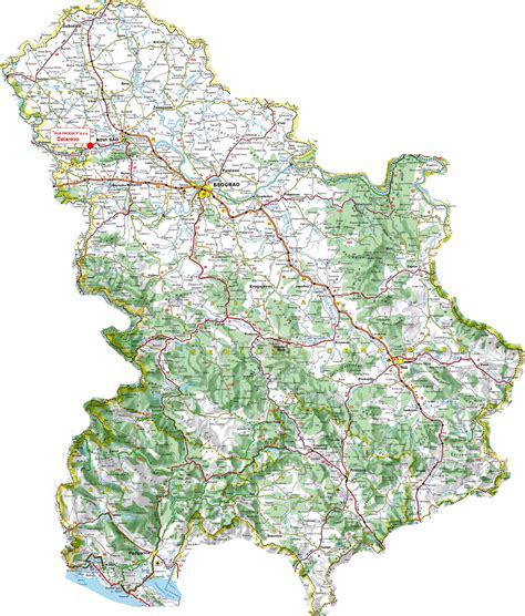 Karta Srbije Google Maps Karta