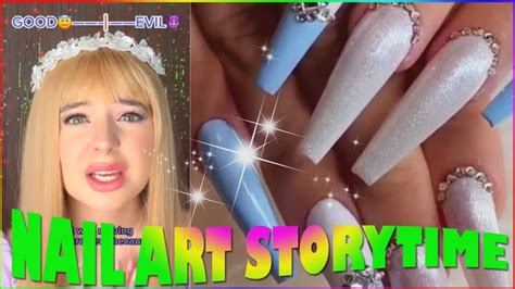 NAIL ART STORYTIME TIKTOK Nail Art Storytime POV Brianna Mizura