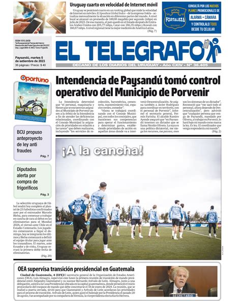 Edición 05 09 2023 Diario El Telégrafo