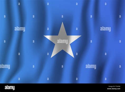 Somalia banderas ondeantes realista ilustración vectorial Antecedentes
