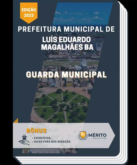 Apostila Guarda Municipal Prefeitura De Lu S Eduardo Magalh Es Ba