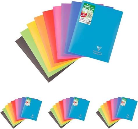 981411C Un Cahier Agrafé Koverbook 24X32 Cm 96 Pages Grands Carreaux