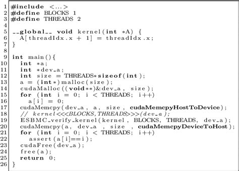 figure 2 from esbmc gpu a context bounded model checking tool to verify cuda programs semantic