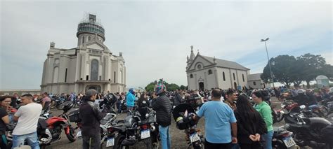 Milhares de fiéis participam da 46ª pré romaria dos motociclistas ao