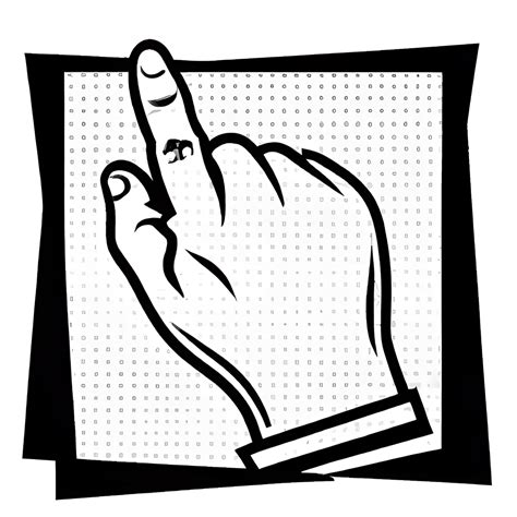 Index Finger Computer Icon Creative Fabrica