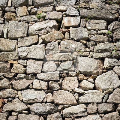 Part Of A Stone Wall For Background Or Texture Wall Mural Murals