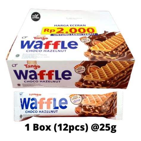 Jual Tango Waffle Choco Hazelnut 1 Box Isi 12pcs Shopee Indonesia