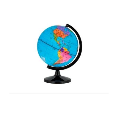 GENERICO Globo Terráqueo Giratorio Con Base Mapamundi 15cm falabella