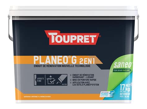Enduit de rénovation et garnissant en pâte allégée Planeo g 2en1