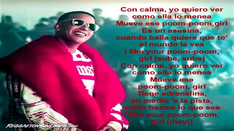 Daddy Yankee Snow Con Calma Letra Youtube