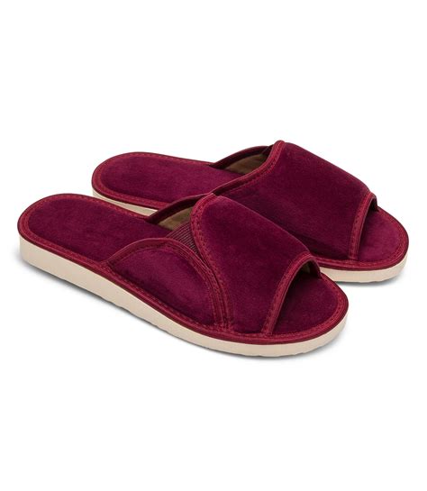 Kapcie Damskie Natural Style NS 025 Purpurowe Twojeobuwie Pl