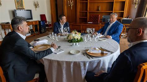 Marcel Ciolacu și Viktor Orban se fac la București că reșapează o