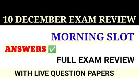 10 December 2022 Ielts Exam Review MORNING Slot Reading And