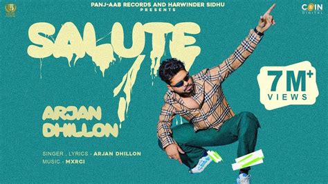 Arjan Dhillon Salute Official Song New Punjabi Songs 2023