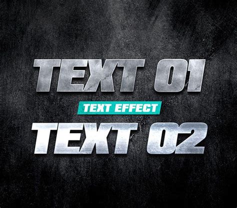 Split Sliced Photoshop Text Effect Mockup Artofit