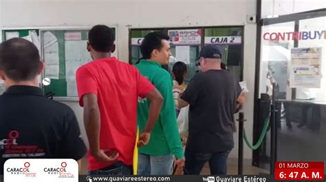 Largas Filas Para Pagar Impuesto Predial Guaviare Est Reo Fm