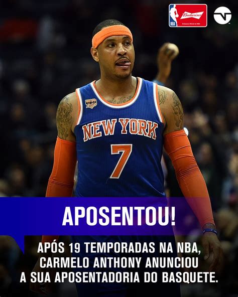 TNT Sports BR On Twitter DEIXOU SEU LEGADO O Astro Carmelo Anthony