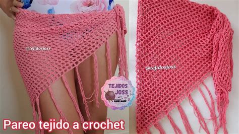 Pareo Salida De Playa Tejida A Crochet ENG SPA Subs YouTube