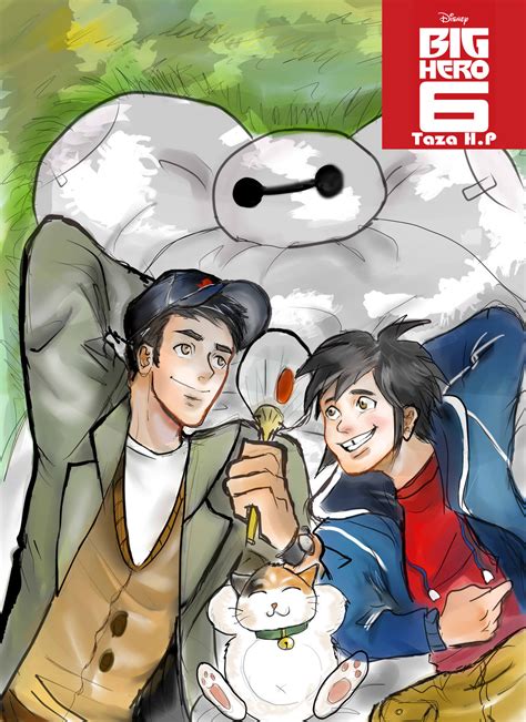 Tadashi Hiro And Baymax Big Hero 6 Fan Art 38043973 Fanpop
