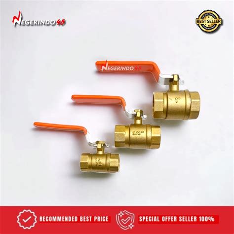 Jual Stop Kran Kuningan Ball Valve Kran Air Igm Shopee