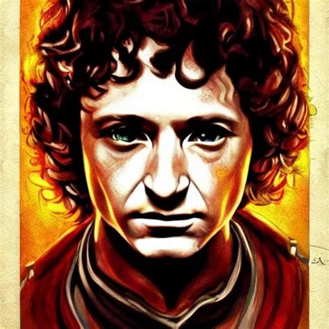 Frodo Baggins As Iron Man Detailed Face Portrait Stable Diffusion