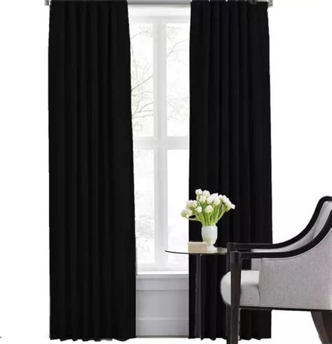 Juego Cortinas Blackout Textil Pesado Presilla Oculta 2 10mt Envío gratis